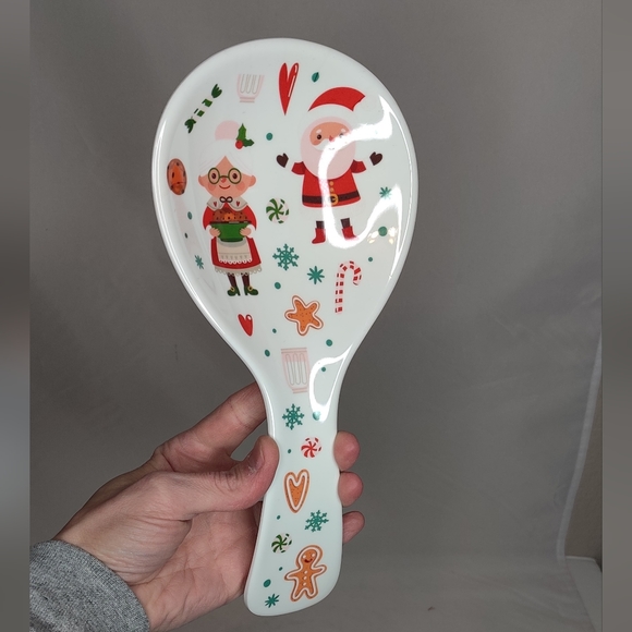 None | Kitchen | Gingerbread Mr And Mrs Claus Melamine Christmas Spoon ...